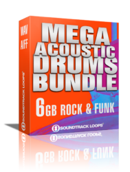 Download Acoustic Drum Loops 6GB - 4,288 Drum Kit Beats