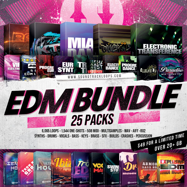 Download 20+ GB Of Royalty Free EDM Loops, MIDI & One-shots