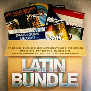 Latin music producer's bundle. 4.5gb - 1,879 sounds.